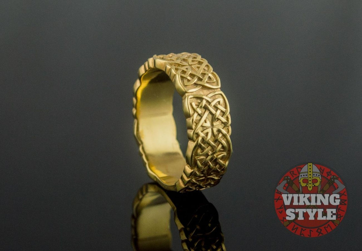 Norse Ring II - Gold — VikingStyle
