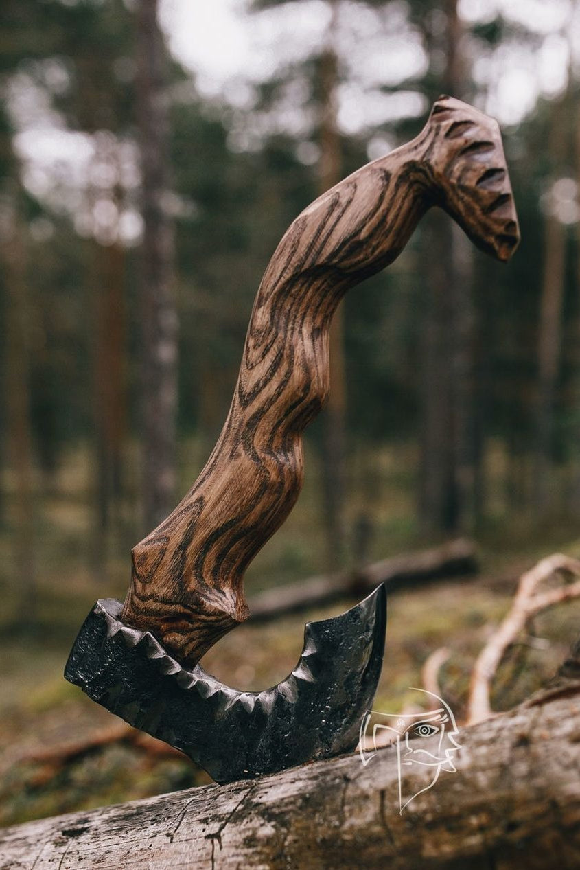 Gnome Axe With Custom Engraving — VikingStyle