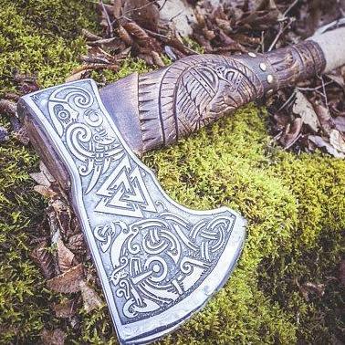 Handmade Viking Axe - Allfather design — VikingStyle