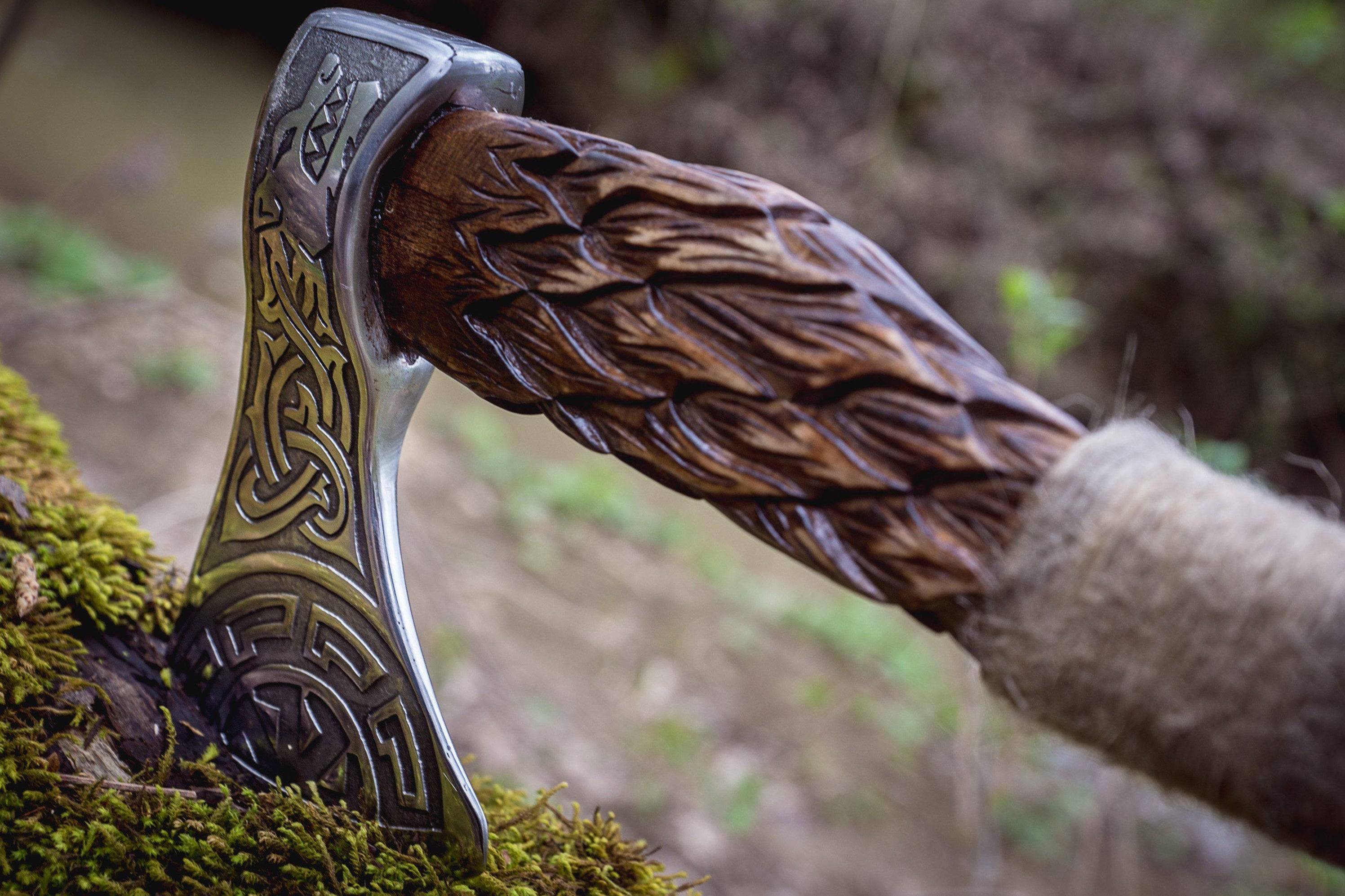 Handmade Viking Axe - Fenrir — VikingStyle